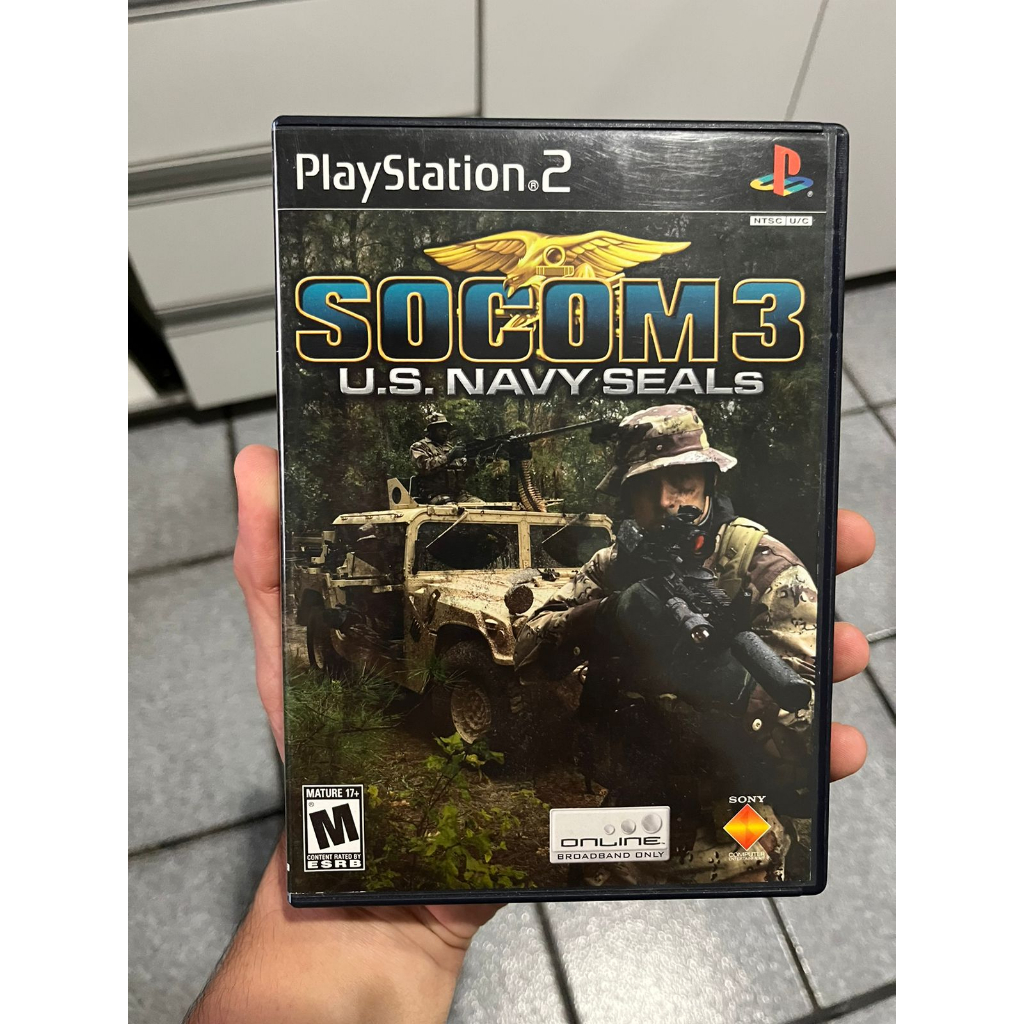 Jogo SOCOM 3 (Original - Black Label) | Shopee Brasil
