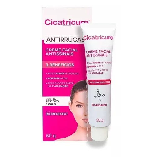 Cicatricure Creme 50g ANTI Idade Sinais Facial Reduz Rugas Marcas de ...