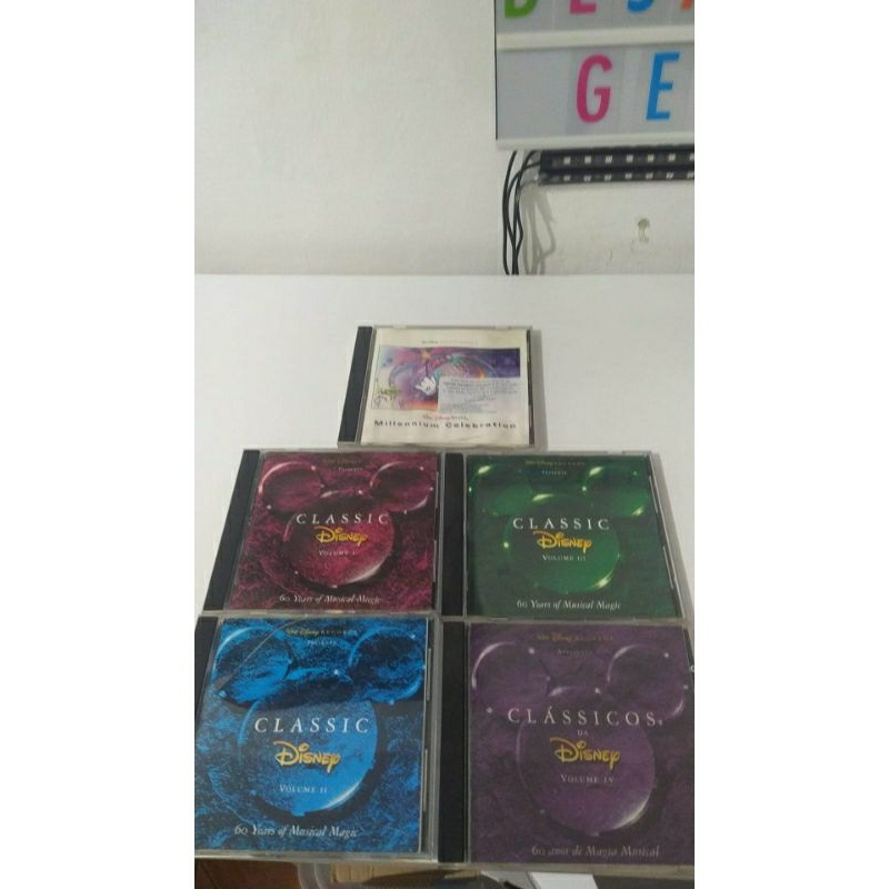 Lote CDs Da Disney Trilha Sonora | Shopee Brasil