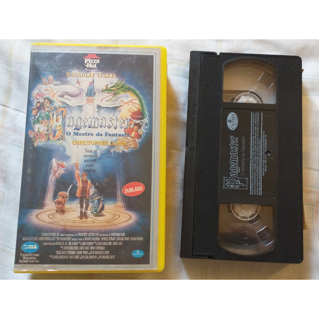 VHS Pagemaster - O Mestre da Fantasia (Dublado) | Shopee Brasil