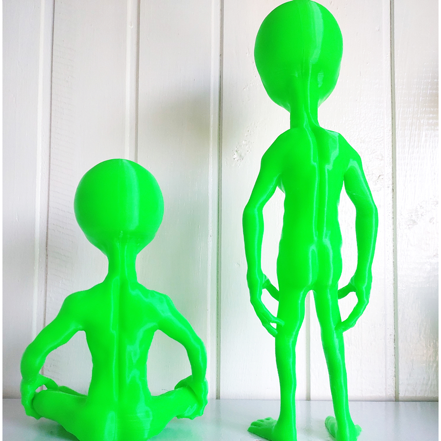 Boneco Decorativo Et Alien Alienígena Extraterrestre, Sentado/Meditando Kit 2 Bonecos | Shopee ...