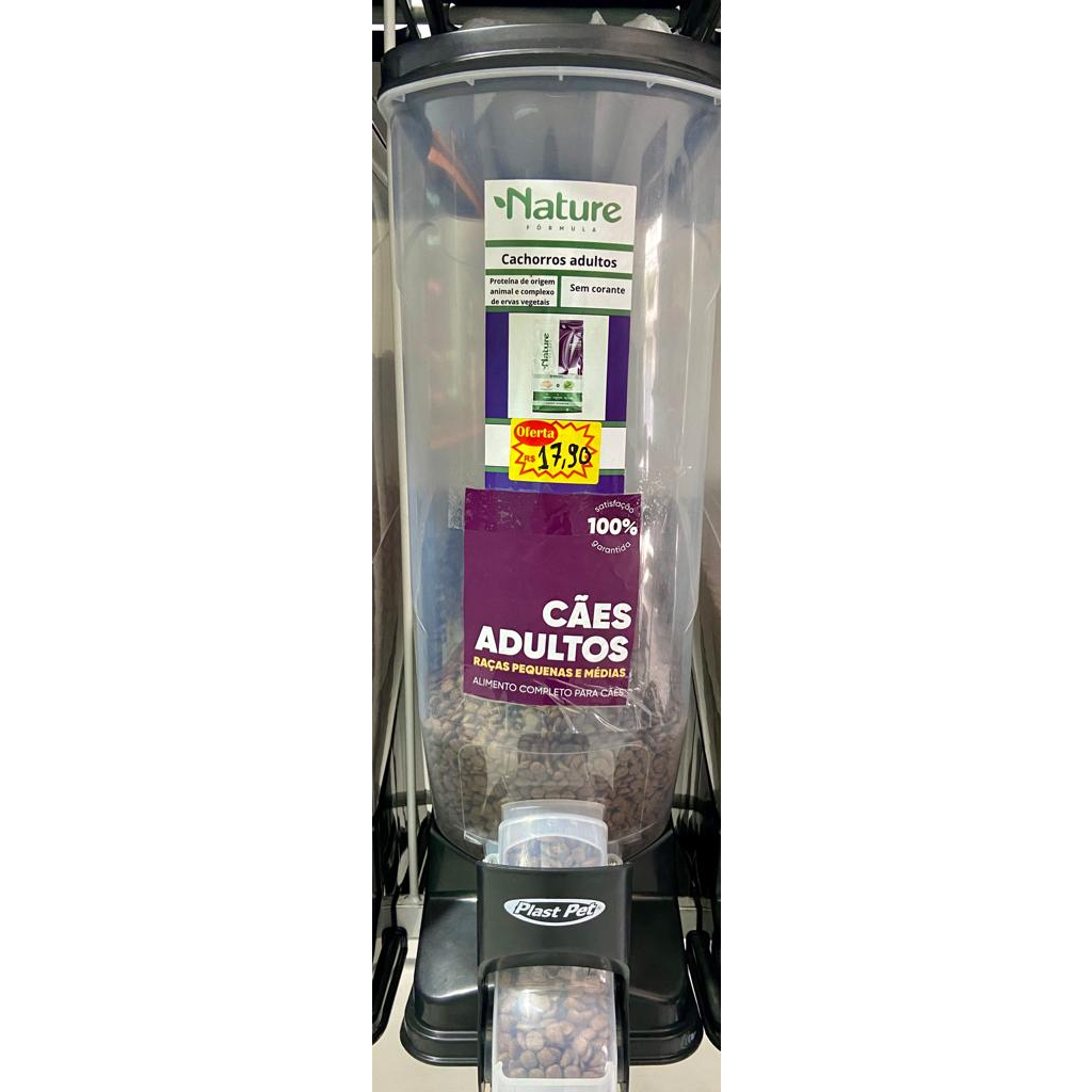 Ração a granel Nature Fórmula, adulto, raças pequenas e médias 1kg ...
