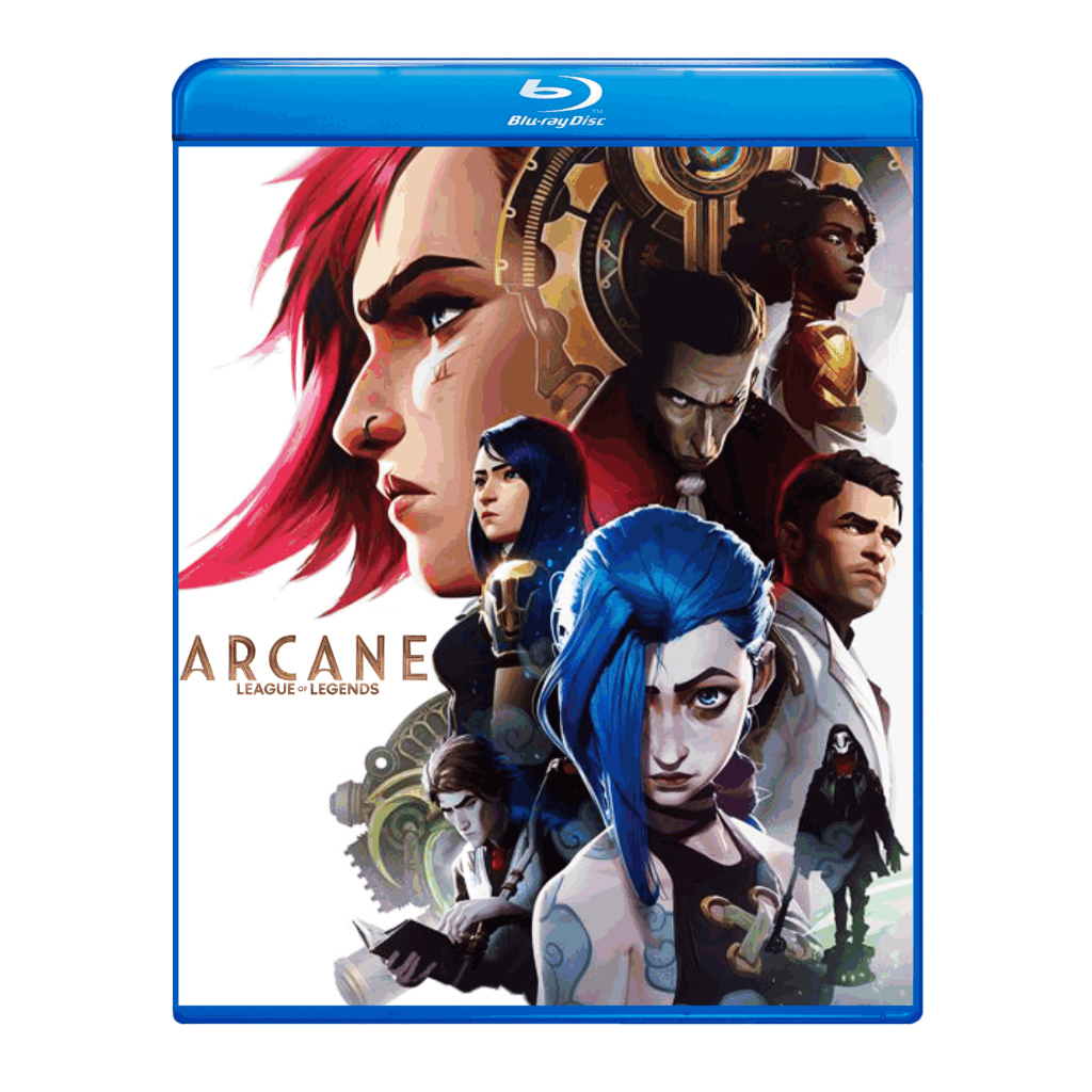 Blu-ray da série de animação Arcane - 1ª Temporada - DUBLADO E ...