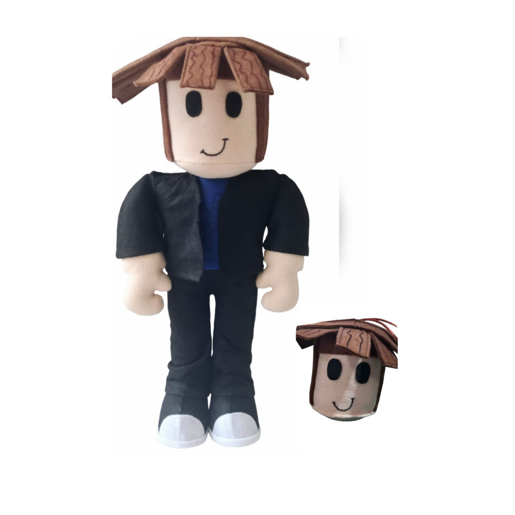 Boneco Roblox - Bacon Hair+Chaveiro | Shopee Brasil