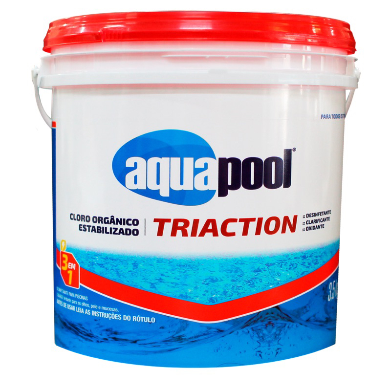CLORO AQUAPOOL GRANULADO TRIACTION 3,5KG | Shopee Brasil