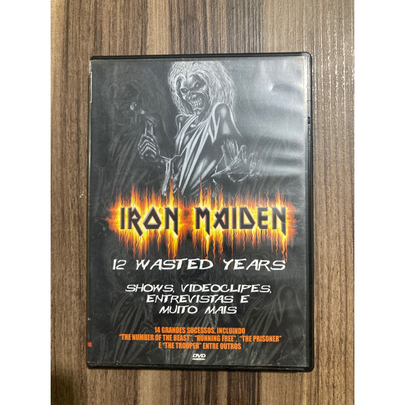 DVD: Iron Maiden 12 wasted years | Shopee Brasil
