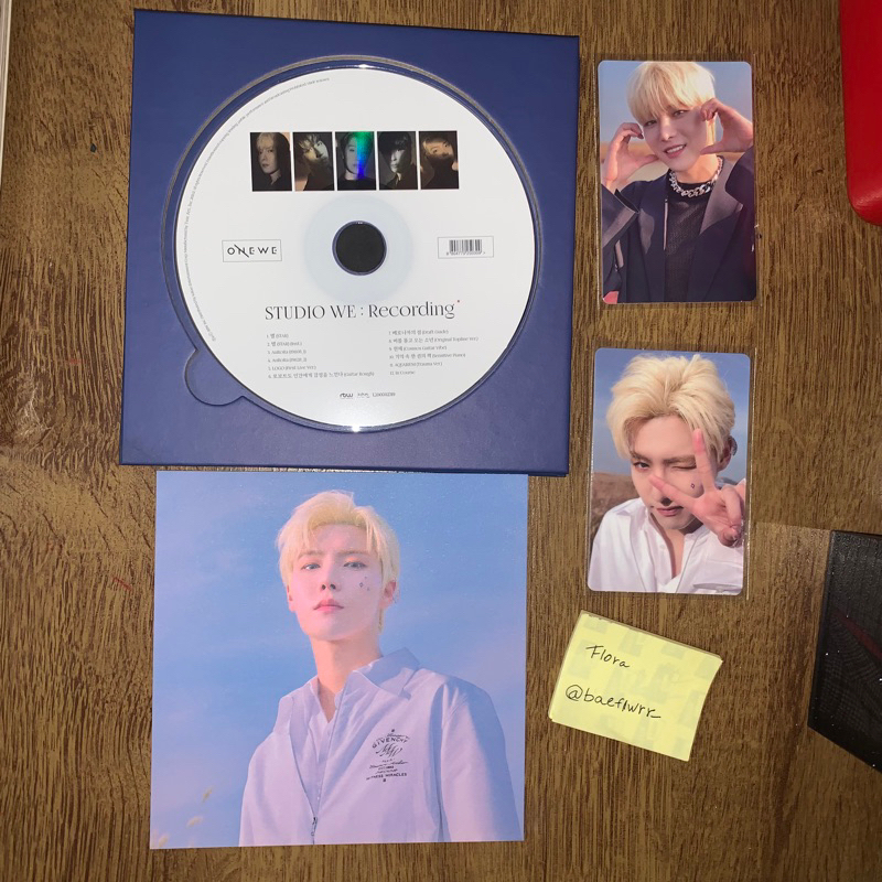 Album kpop ONEWE - Studio We: Recording | Shopee Brasil