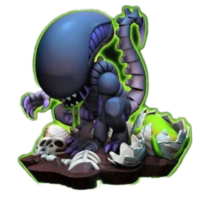 Alien Chibi Nendoroid 10cm Figure Action | Shopee Brasil