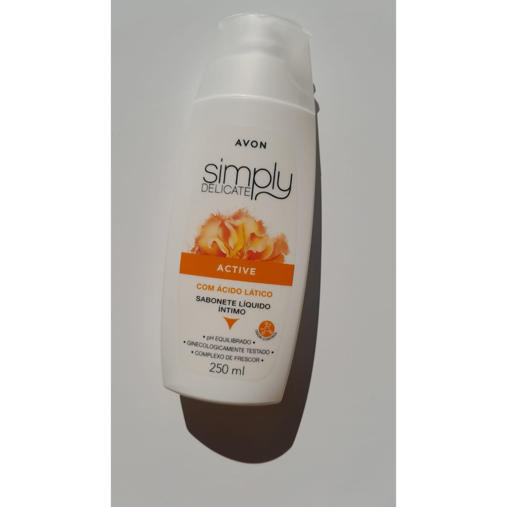 Sabonete Líquido Íntimo Avon Active Simply Delicate - 250ml | Shopee Brasil
