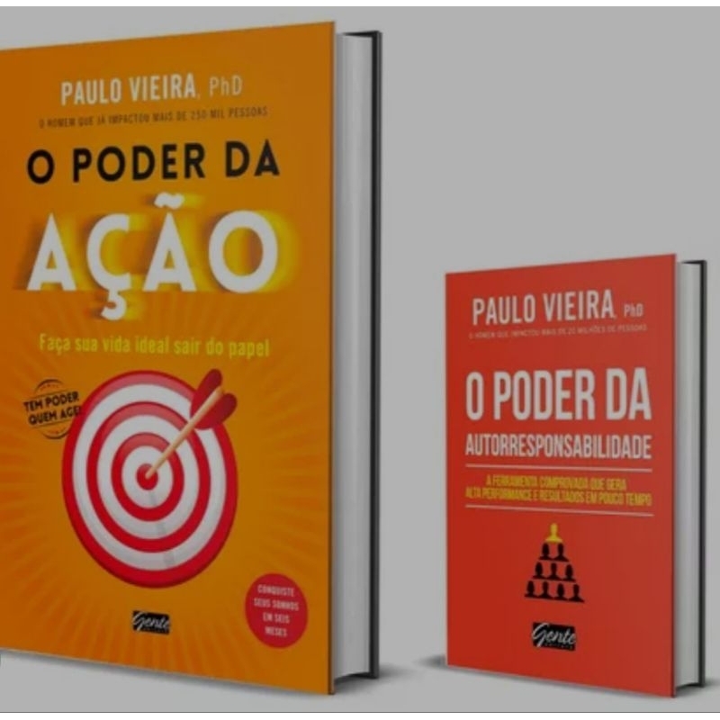 Kit livros O poder da ação e O poder da autorresponsabilidade lacrados ...