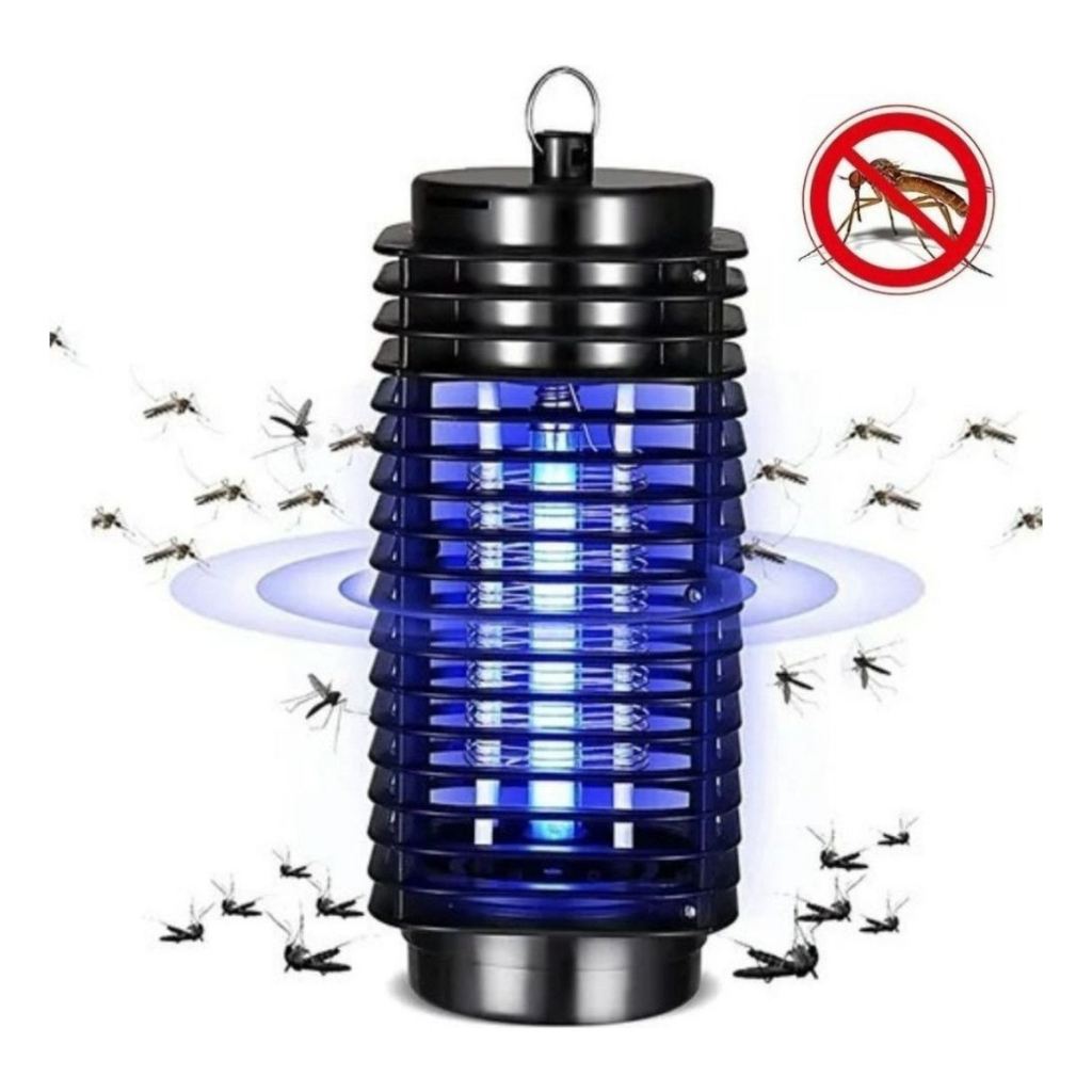 Armadilha Mata Mosquito Pega Inseto Led Luz Choque Elétrico Bivolt ...