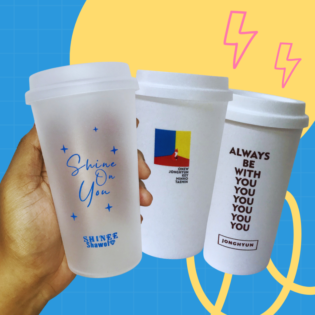 Copo SHINee Shawol Reusable Cup Copo de Café Starbucks The Story of ...