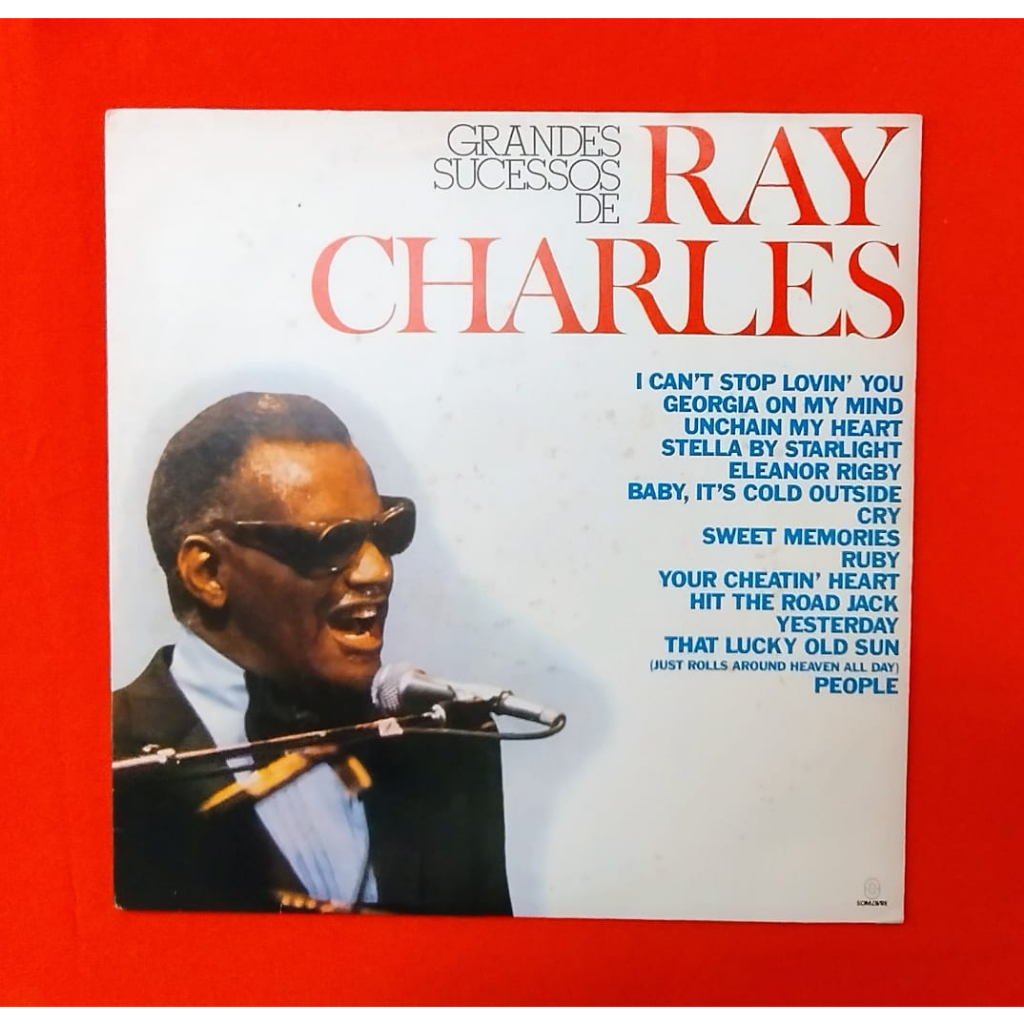 Lp Disco De Vinil Ray Charles Grandes Sucessos De | Shopee Brasil