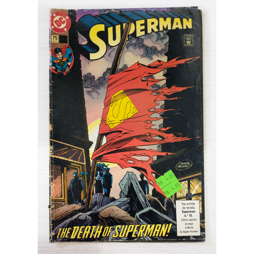 SUPERMAN - Nº 75 - Em Inglês - Fac-símile da revista Superman - Último ...
