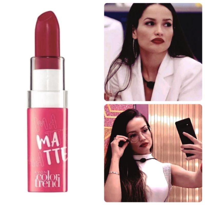 Batom ColorTrend Matte Avon - Cor: Vinho | Shopee Brasil