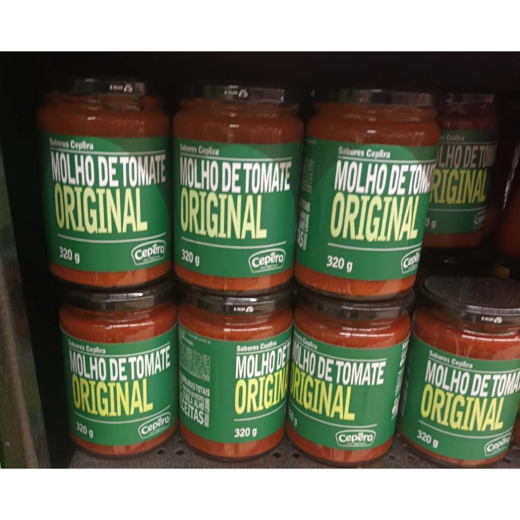 MOLHO DE TOMATE ORIGINAL CEPERA 320G ( unidade) | Shopee Brasil