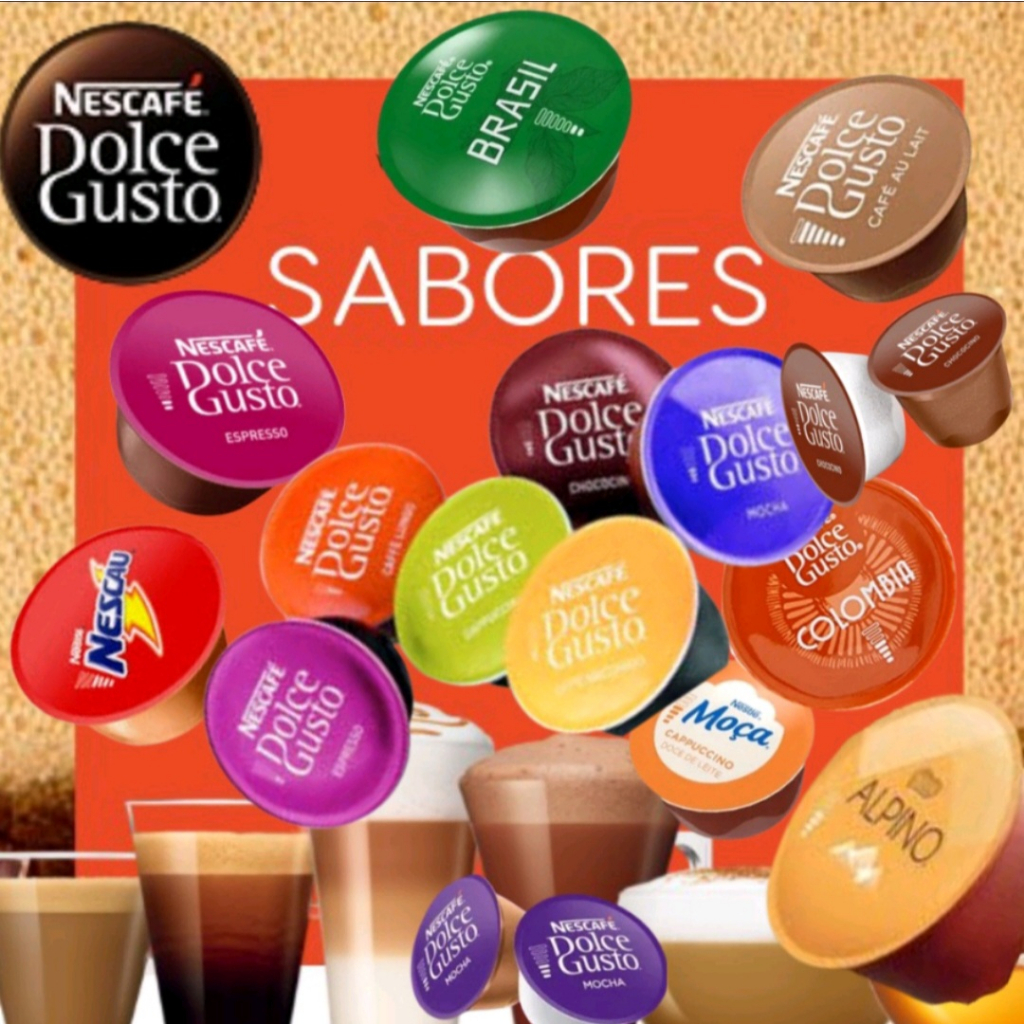 DOLCE GUSTO KIT 5 Unidades Doses Capsulas de Café Nescafé Monodose ...
