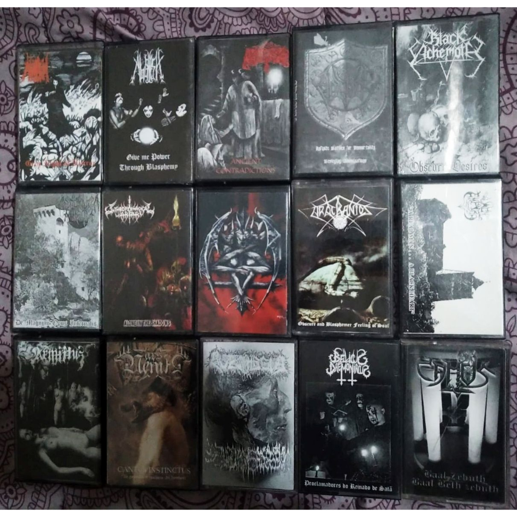 Lote com 10 Fitas K7 de Metal Extremo | Shopee Brasil