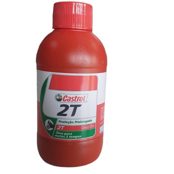 kit 4 Óleo Castrol 2 Tempos 2T Mineral 200ML | Shopee Brasil