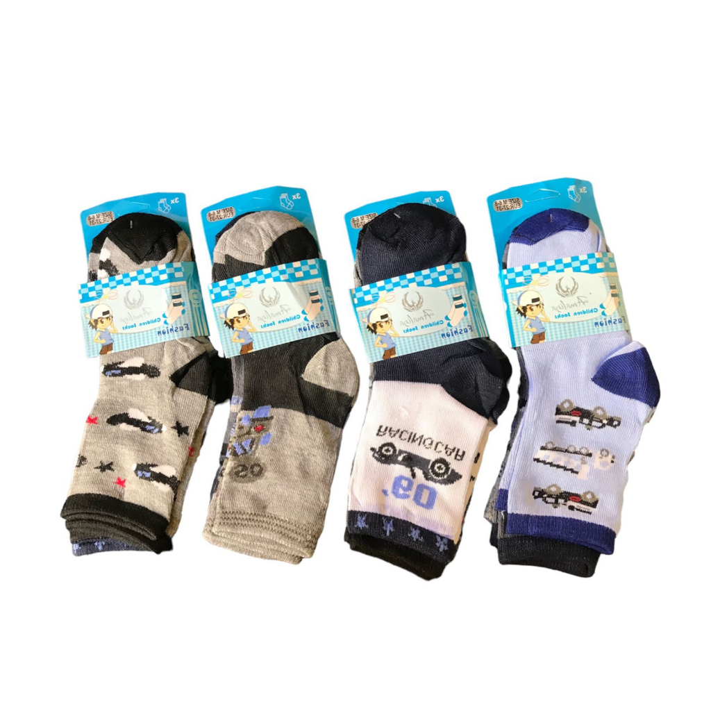 Kit 12 pares de meias infantis masculina | Shopee Brasil