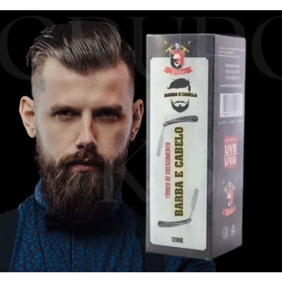 Tônico Poderoso Crescimento Cabelo e Barba | Shopee Brasil