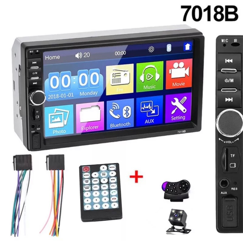 Mp5 Jogador Central Multimídia Carro Dual Din Dvd Player De Áudio Do ...