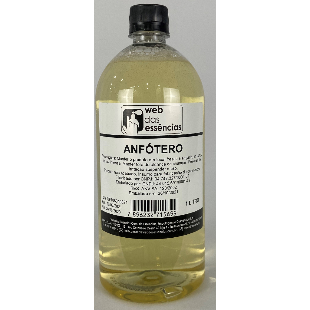 Kit com 5 unidades anfótero 1 litro | Shopee Brasil