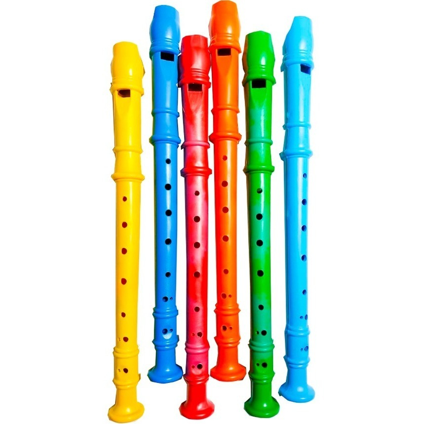 kit 15 Flautas Doce Infantil SORTIDA Musical Brinquedo Festa ...
