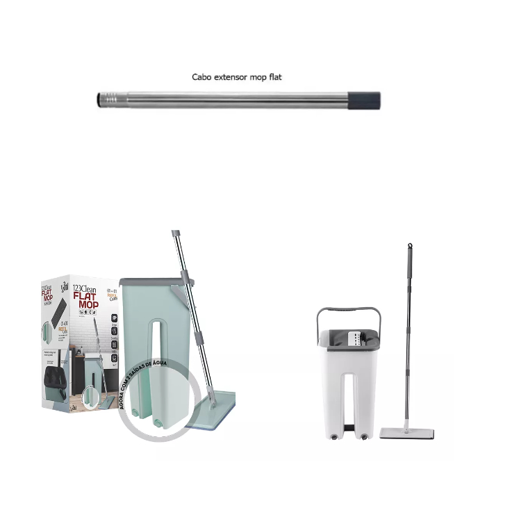Cabo extensor para Mop Flat 30cm / 40 cm. | Shopee Brasil