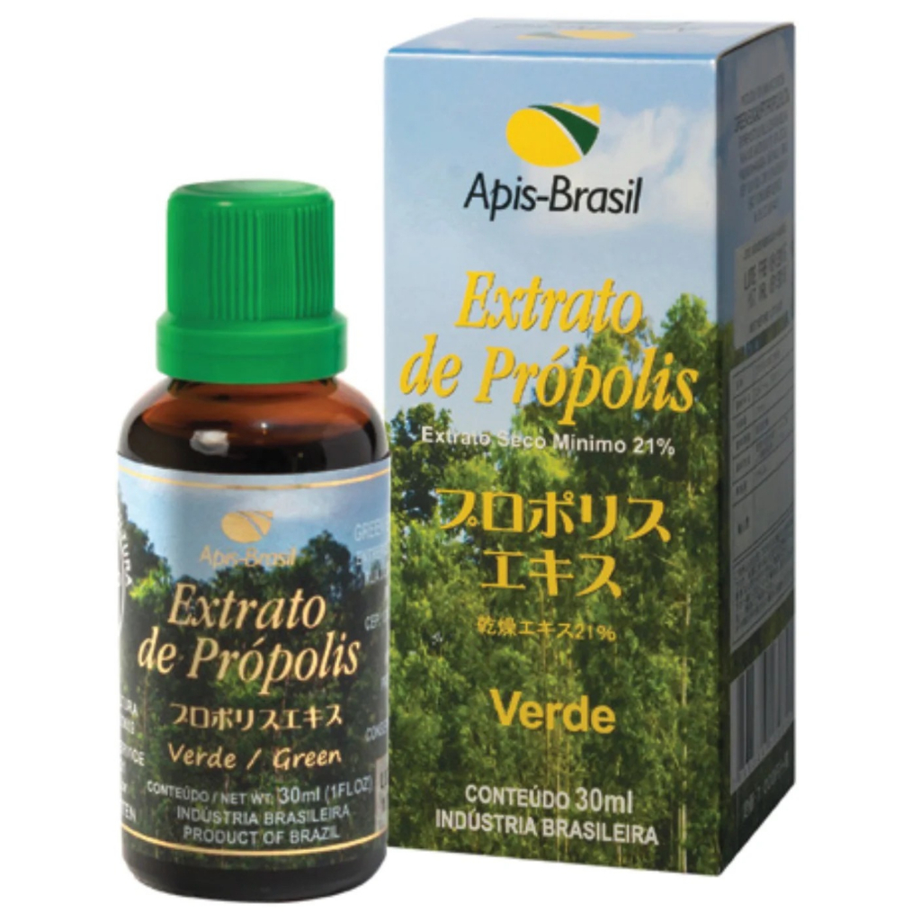 Própolis Verde Extrato Seco 21% - 30ml - Apis Brasil | Shopee Brasil