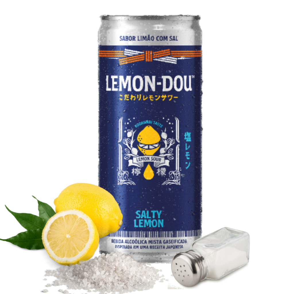 Bebida Mista Alcoólica Gaseificada Limão com Sal Lemon-Dou Lata 310ml ...