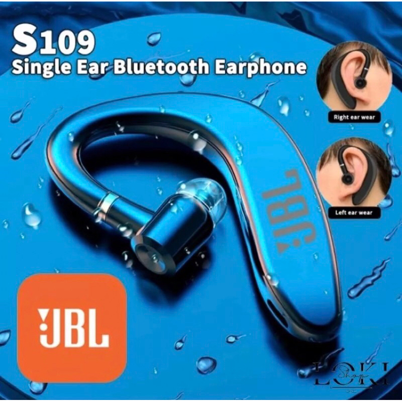 Fone de Ouvido S109 JBL Sem Fio Unilateral Bluetooth Leve Escritório Discreto | Shopee Brasil