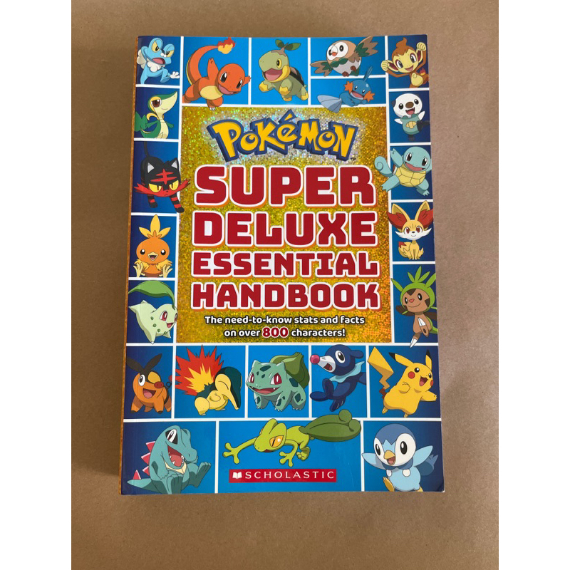 Pokémon Super Deluxe Essential Handbook | Shopee Brasil