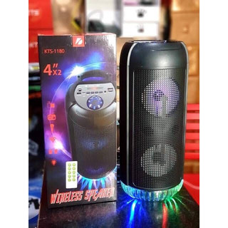 Caixa de Som Grande kts 1180 BLUETOOTH COM RÁDIO FM USB TF AUX / BT ...