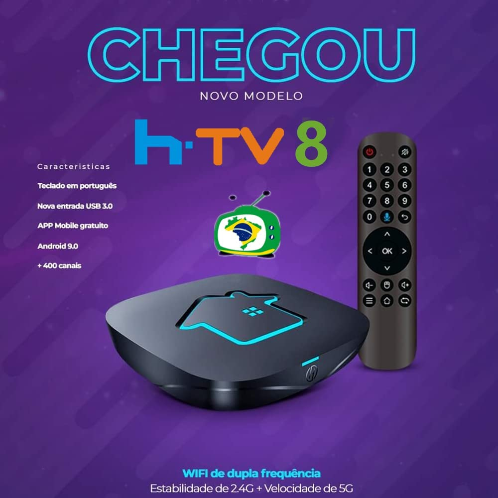 Tv Inteligente HTV 8 HTV8, Testado e Configurado | Shopee Brasil