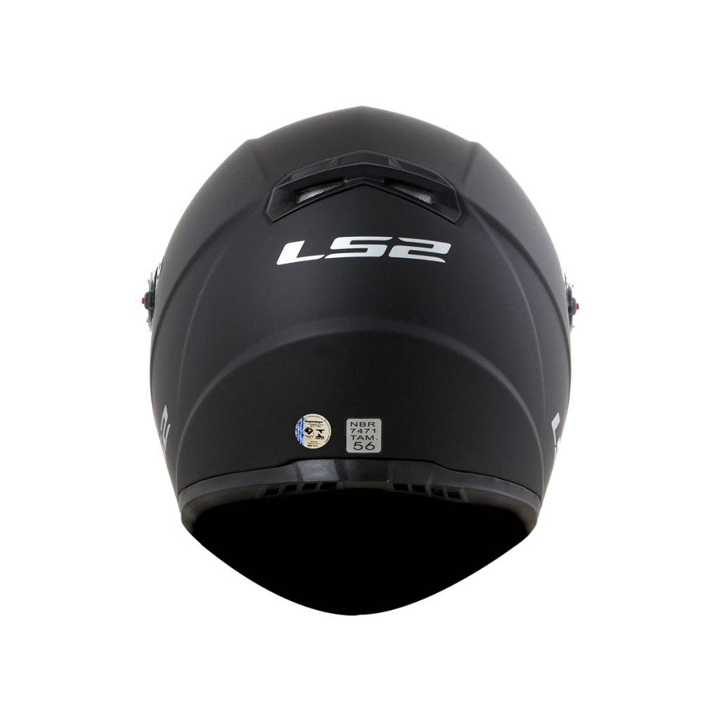 Capacete moto fechado LS2 FF358 Monocolor (Preto fosco) | Shopee Brasil