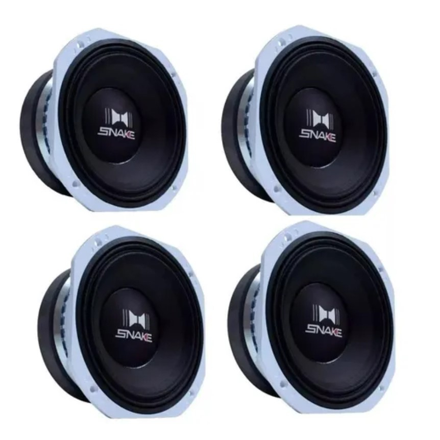 4 Medio Snake Grave 8 Polegadas Esx608 300w Rms 8 Ohm | Shopee Brasil