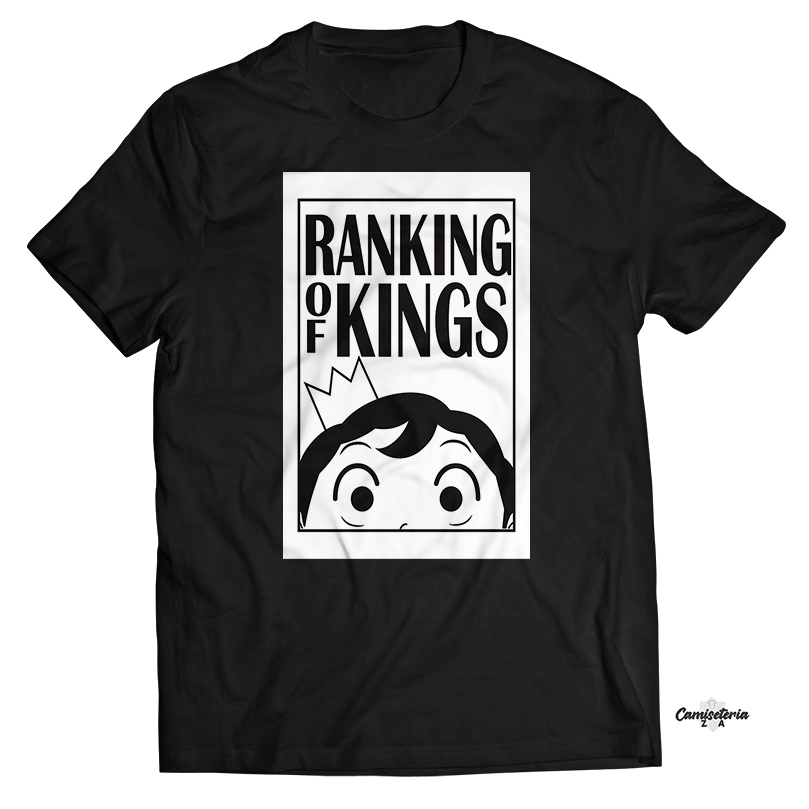 Camiseta ousama ranking of kings bojji anime mangá preta modelo 10 ...