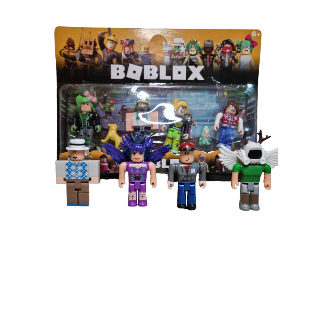 Kit Brinquedo Boneco Roblox 4 bonecos Edição especial Brinquedo Alta ...