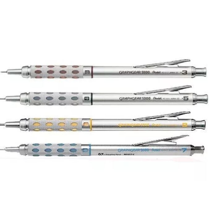 Lapiseira Pentel Graphgear 1000 Profissional Desenho tecnico | Shopee Brasil