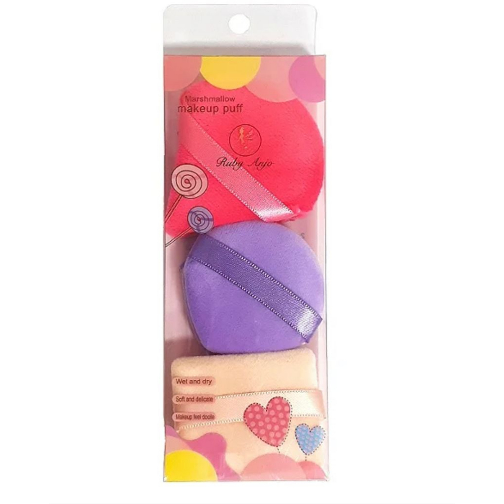 Kit de 6 Esponjas para Maquiagem Ruby Anjo | Shopee Brasil