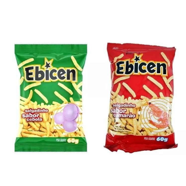 SALGADINHO EBICEN 60G | Shopee Brasil