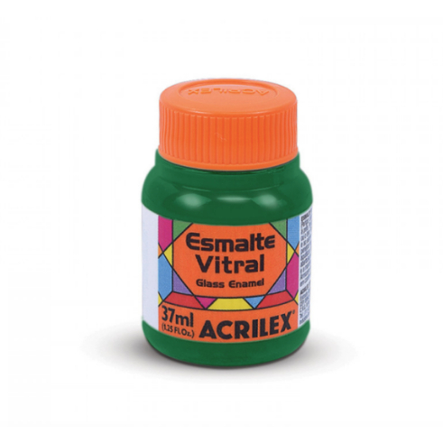 TINTA ESMALTE VITRAL VERDE VERONESE 37ML REF.512 | ACRILEX | Shopee Brasil