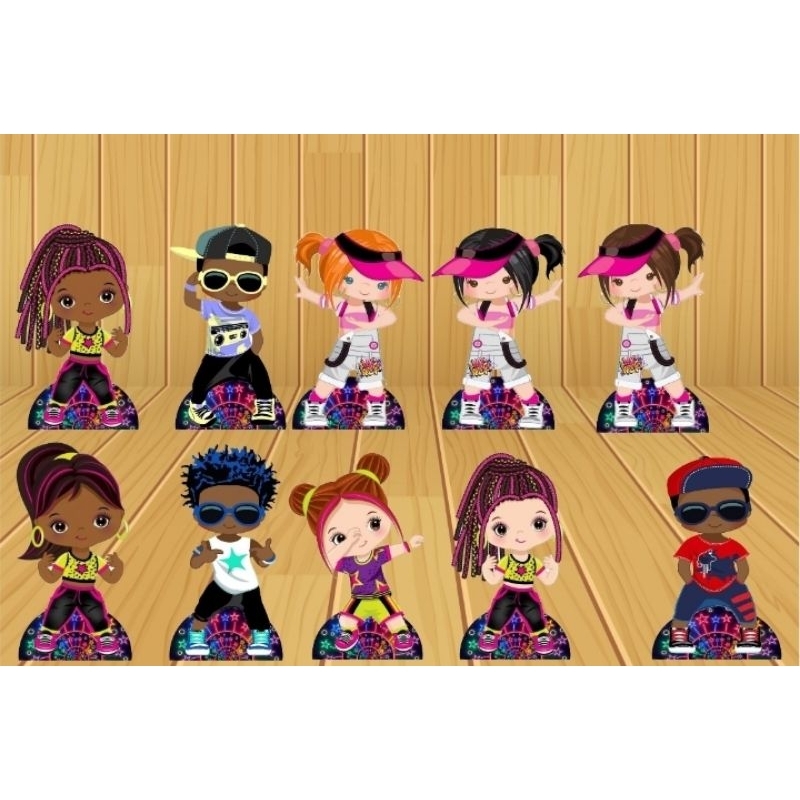 Kit Hip Hop 10 displays de mesa de 20cm mdf 3mm | Shopee Brasil