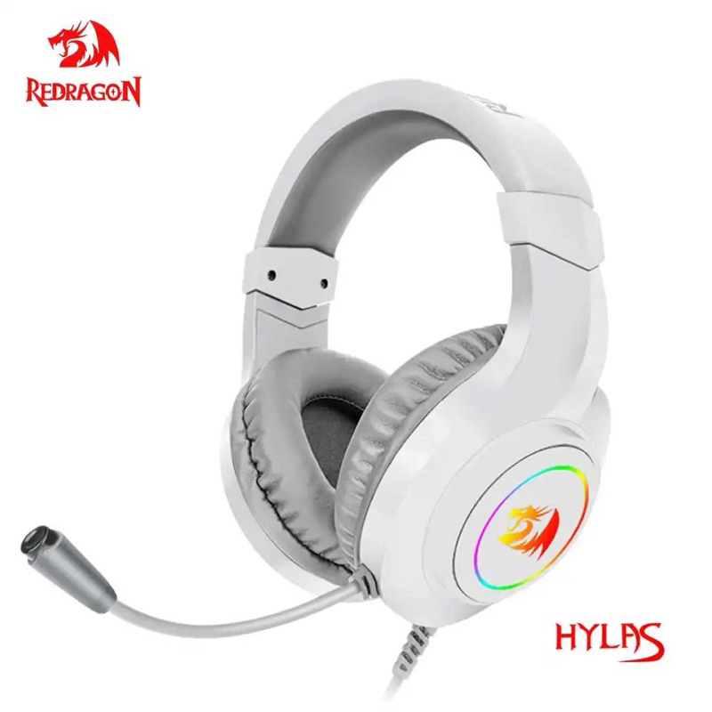 Redragon HYLAS H260 RGB gaming Headphone | Shopee Brasil