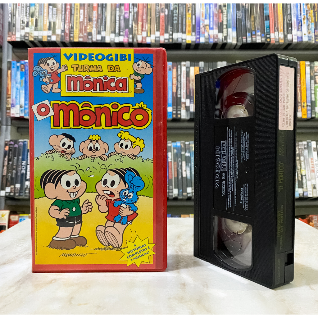 VHS Turma da Mônica - O Mônico - DUBLADO Original - Videogibi - Fita ...