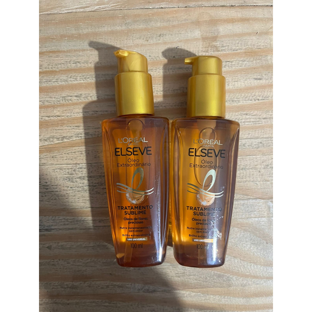 Kit com 2 Óleo Extraordinário Elseve Tratamento Reconstrutor L'Oréal ...