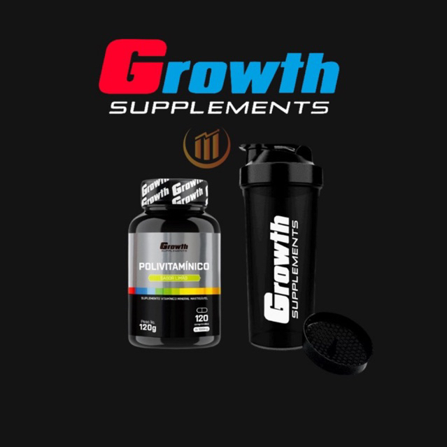 Multivitaminico Growth Suplementss 120 Cápsulas Vitaminas Original ...