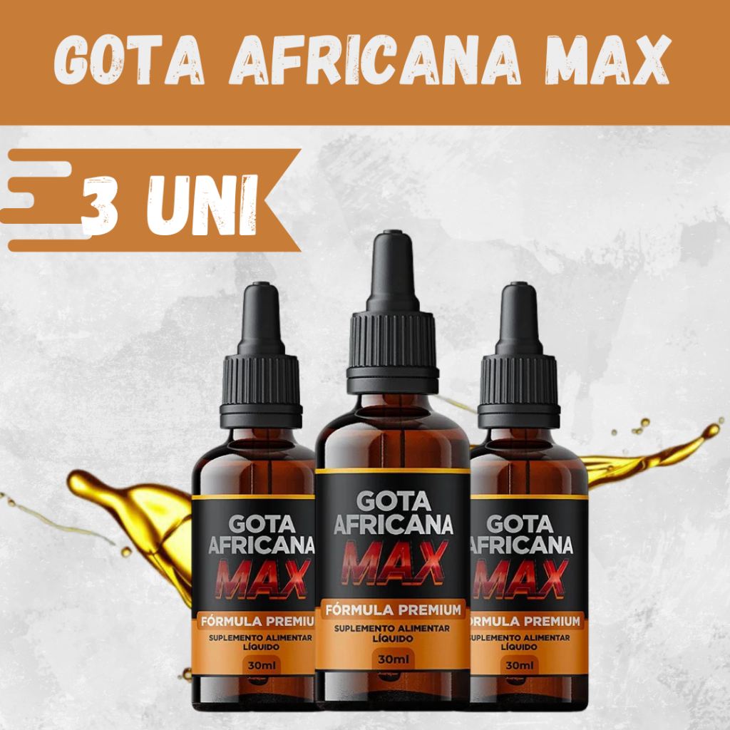 3 FRASCOS GOTA AFRICANA ORIGINAL 30ML | Shopee Brasil