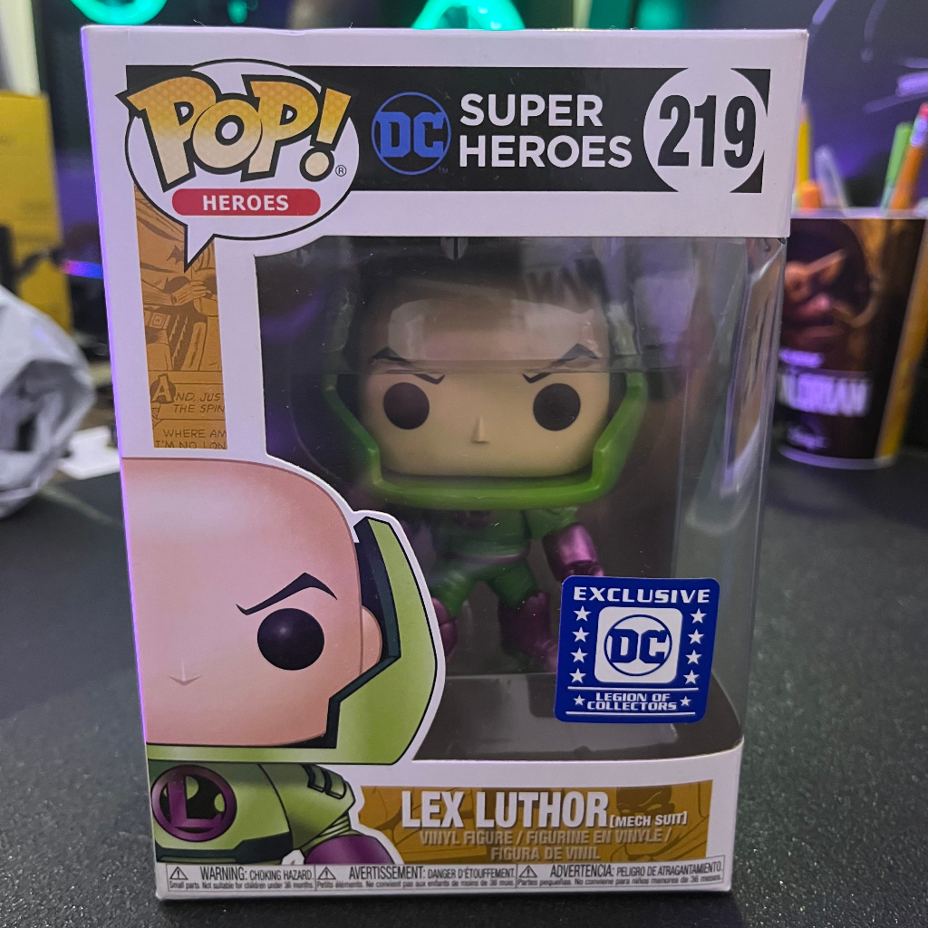 Funko Pop DC Super Heroes – Lex Luthor [Mech Suit] #219 (Legion Of ...